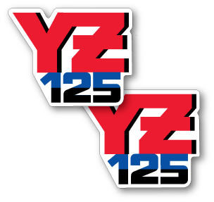 1987 YZ 125CC Rad Decals – Evo-MX