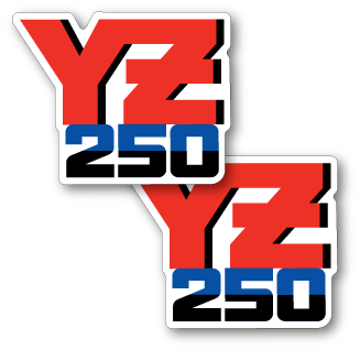 1987 YZ 250 CC Rad Decals – Evo-MX