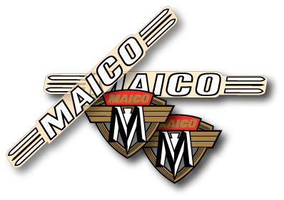 1974 Maico Tank Decal set – Evo-MX