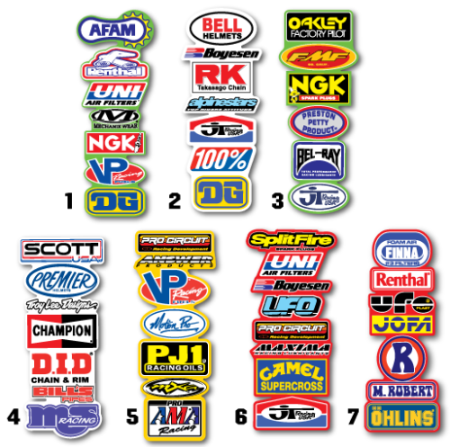 Universal Rear Fender Decals – Evo-MX