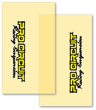 Kayaba/Pro Circuit Factory fork decals – Evo-MX