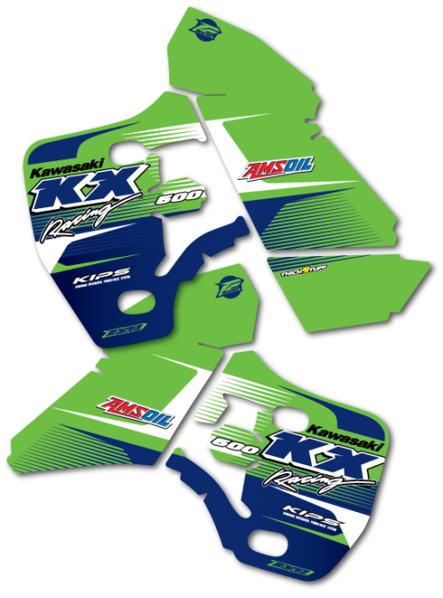 1989 KX 250-500CC Tank/Shroud decals – Evo-MX